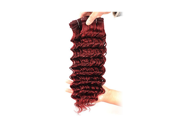 99j Deep Wave Indian Hair Bundles With Closure Machine Double Tight Weft