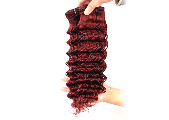 paquetes indios del pelo de la onda profunda 99J para la trama de DoubleTight de la máquina de la mujer negra