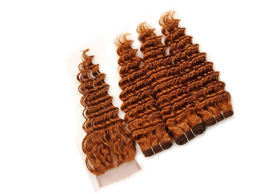 Virgin Indian Wavy Hair Bundles , Permed Indian Remy Human Hair Bundles