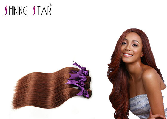 El cabello humano coloreado 33 de Brown no lía ningún animal y pelo sintético mezclados