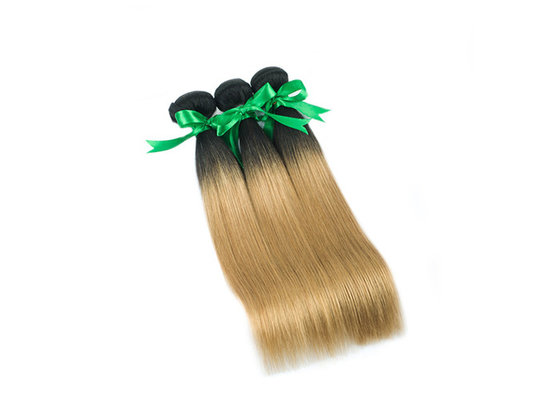 Paquetes de cabello humano de 10 pulgadas que procesan postizos de color # 1B27 para adelgazar el cabello