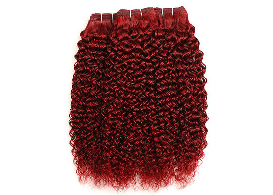 El Afro que el cabello humano rizado rizado lía 3 teje las extensiones para la mujer negra