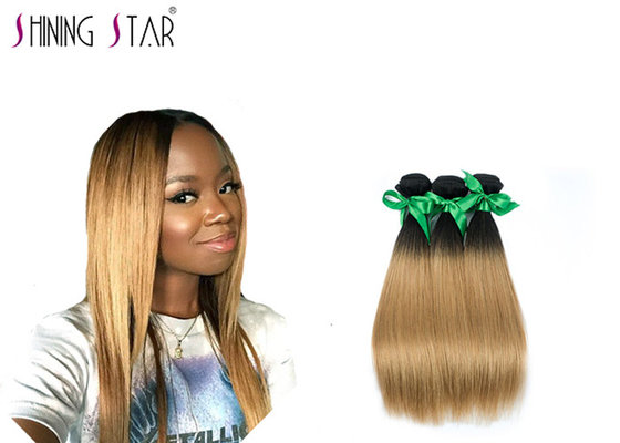 Paquetes de cabello humano de 10 pulgadas que procesan postizos de color # 1B27 para adelgazar el cabello