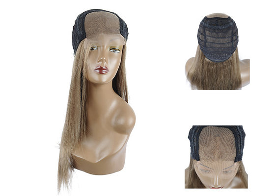 Ate el cabello humano recto de las pelucas delanteras para el color del lino de las mujeres negras #126