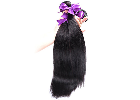 Paquetes negros naturales del cabello humano con tamaño modificado para requisitos particulares extremo sano grueso
