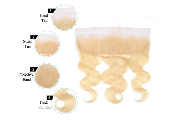 10" - 30" pelo ondulado peruano lía al Blonde de miel 613 paquetes de la sensación cómoda
