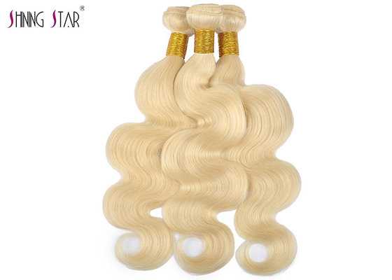 10" - 30" pelo ondulado peruano lía al Blonde de miel 613 paquetes de la sensación cómoda