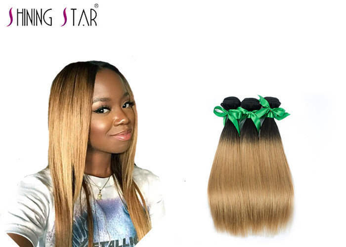 Paquetes de cabello humano de 10 pulgadas que procesan postizos de color # 1B27 para adelgazar el cabello