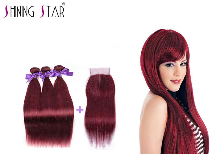 Desgaste - 100 paquetes resistentes del cabello humano con los colores multi del cierre opcionales