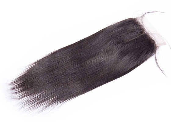 No Tangling Hair Free Part Lace Closure , Unprocessed Malaysian Lace Closure