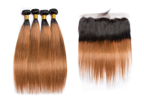 1B30 Brazilian Remy Virgin Human Hair Extensions 10inch - 26inch Straight