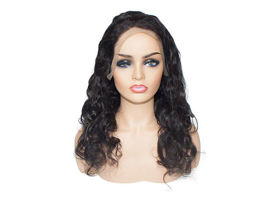 Factory supply #1B natural black body wave human hair wigs supplier