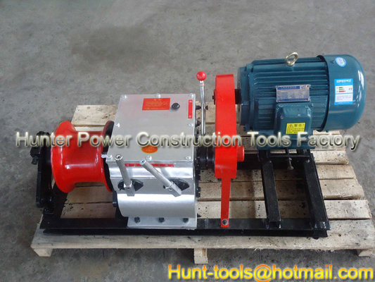 5T Cable Laying Equipment Electric Cable Pulling Winch Machine