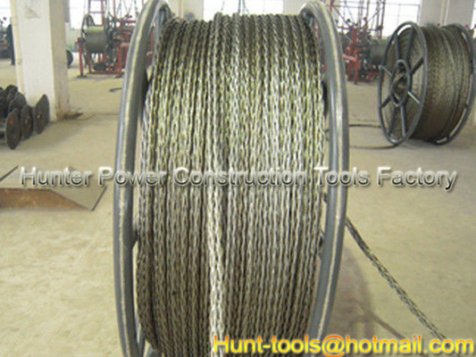 Anti-twisting Braided Galvanized Steel Wire Rope 12strand braided
