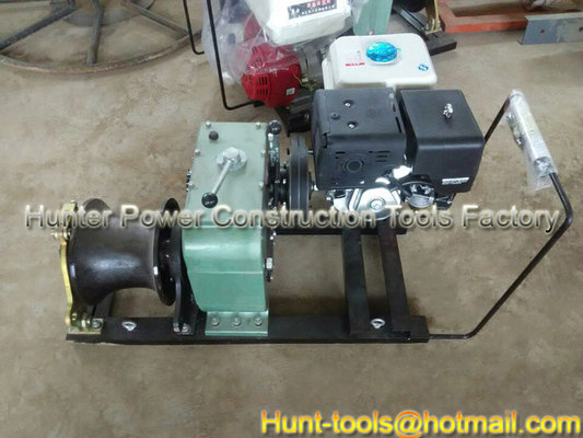 Hot sale Gasoline Overhead Line Winch Cable drum winch