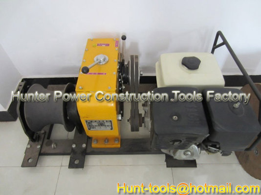 Hot sale Gasoline Overhead Line Winch Cable drum winch