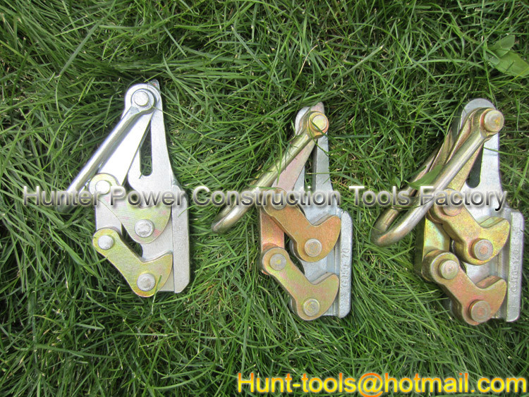 Aluminum alloy cable wire grip automic clamps for 25-50GJ