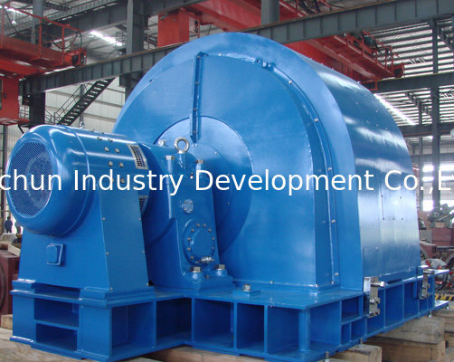 Stainless Steel Pelton Hydro Turbine 2x1600kW 600r / min 2x0.734m³/s