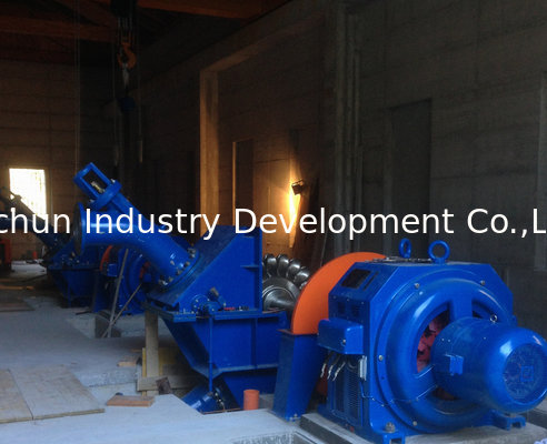 Single Nozzle Small Pelton Turbine Hydro Electric Generators 250kW
