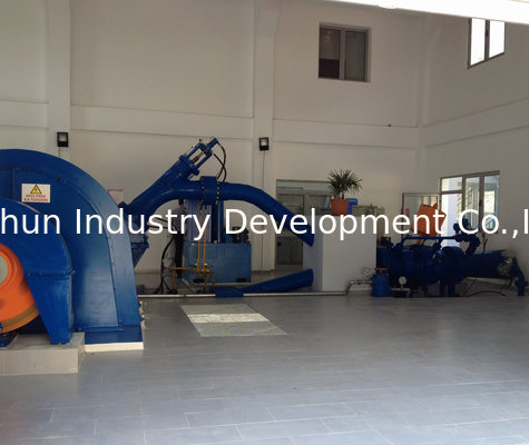 3MW Pelton Hydro Turbine Auxiliary Equipment 461.6m Head 0.685m³/s