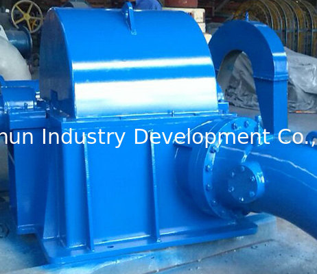 Turgo Water Turbine  Hydroelectric Turbine Hydro Generator 70kW 500r / Min
