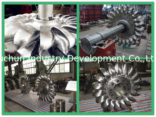 Stainless Steel Pelton Hydro Turbine , Vertical / Horizontal Turbine Runner
