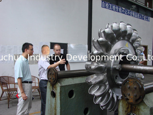 Pelton Hydro Turbine With Single Or Double Nozzles / Water Turbine Generator Unit For Hydro Power Plant