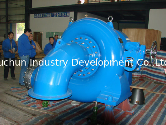 Small Horizontal Francis Hydro Turbine , 100KW ~ 50MW Small Horizontal Francis Turbine