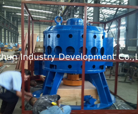 Hydro Power Plant Small Kaplan Turbine With Accessories Oil Water Cooling