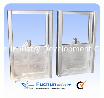 CE Stainless Steel / Carbon Steel 0.3 - 3m Auxiliary Equipments, Gate With High Efficiency