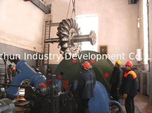 Hydro Ectric Turbine Generator, 4000kw Pelton Turbine Unit With High Efficiency