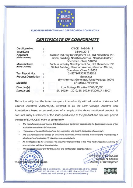 Chine Fuchun Industry Development Co.,Ltd. Shenzhen certifications