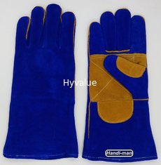 China 14 inch Split Leather Safety Welding Gloves supplier