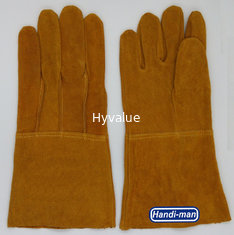 China 14 inch Split Leather Safety Welding Gloves supplier