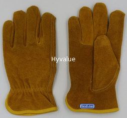 China 10 inch Cow Split Leather Working Gloves supplier