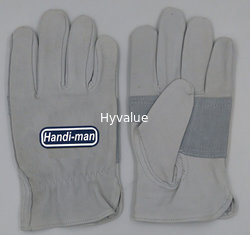 China 10 inch Cow Split Leather Working Gloves supplier