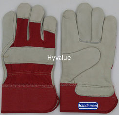 China 10 inch Cowhide Leather with cotton back Working Gloves supplier