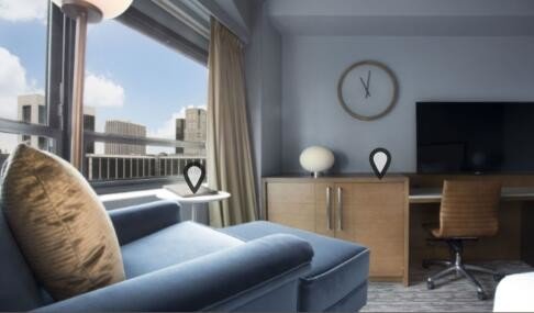 5-star High end  wooden luxury hotel bedroom furniture,hospitality casegoods，