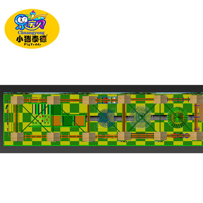 Amusement Zone Kids Indoor Playground Equipment European Standards Anti - Static