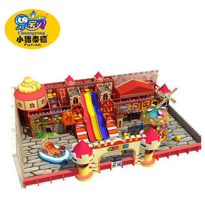 Forest Theme Commercial Indoor Playground Equipment Big Capacity Eco - Friendly