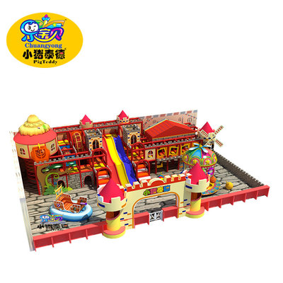 Shopping Center Kids Indoor Playground Equipment High Capacity Fire Resistance