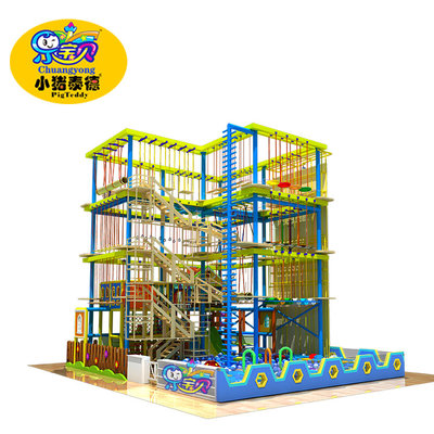 Adults / Children 'S Obstacle Course Equipment For Outdoor Park Big Capacity