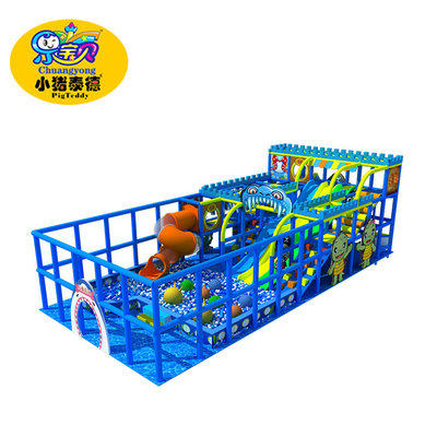 Large Childrens Indoor Play Equipment , Indoor / Outdoor Kids Soft Play Equipment