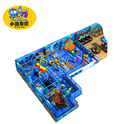 Soft Indoor Jungle Gym Equipment , Customized Kids Soft Play Equipment
