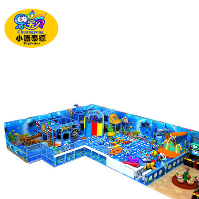 Commercial Indoor Jungle Gym , Shopping Centers Toddler Play Equipment