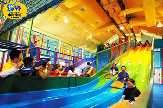 High Strength Kids Playground Slide Long Fiberglass Indoor Play Slide