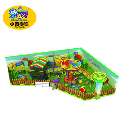 Outdoor Kids Obstacle Course Equipment UV - Resistance Eco - Friendly