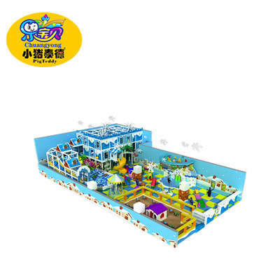 Indoor and outdoor soft playground equipment  children have fun
