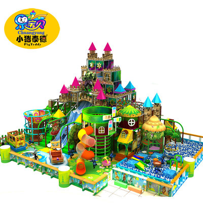 Safe Commercial Soft Indoor Playground Equipment Capacity 100 - 200 Kids