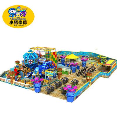 Happy Baby Soft Indoor Playground Equipment Capacity 100 - 200 Kids Anti - Fade